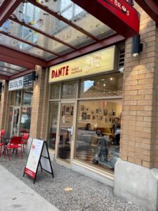 First Taste of Dante Sandwich - Vancouver Foodster