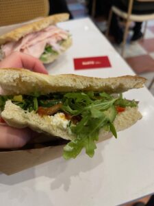 First Taste of Dante Sandwich - Vancouver Foodster